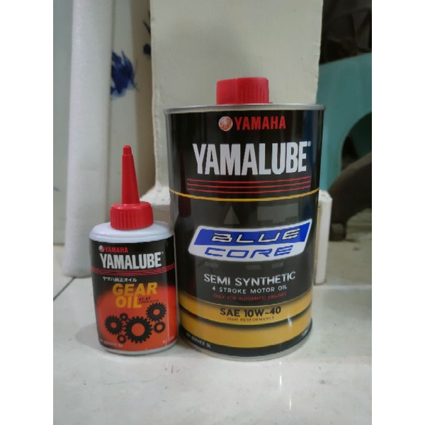 Yamaha Yamalube AT 10W-40 Bluecore Semi Synthetic Motorcycle Oil (1 L ...