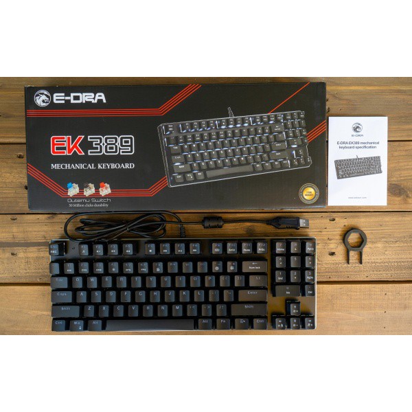 Genuine E-Dra EK389 mechanical keyboard | Shopee Malaysia