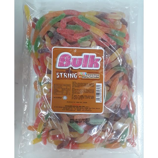 Bulk Jelly String/Marbert/Blackcurrant (800g),Harga Borong,Ready Stock ...