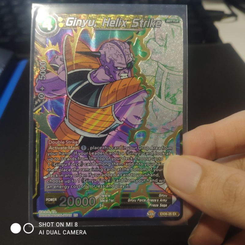 Dragon Ball Super CCG TCG I EX06-25 EX Ginyu, Helix Strike (foil ...