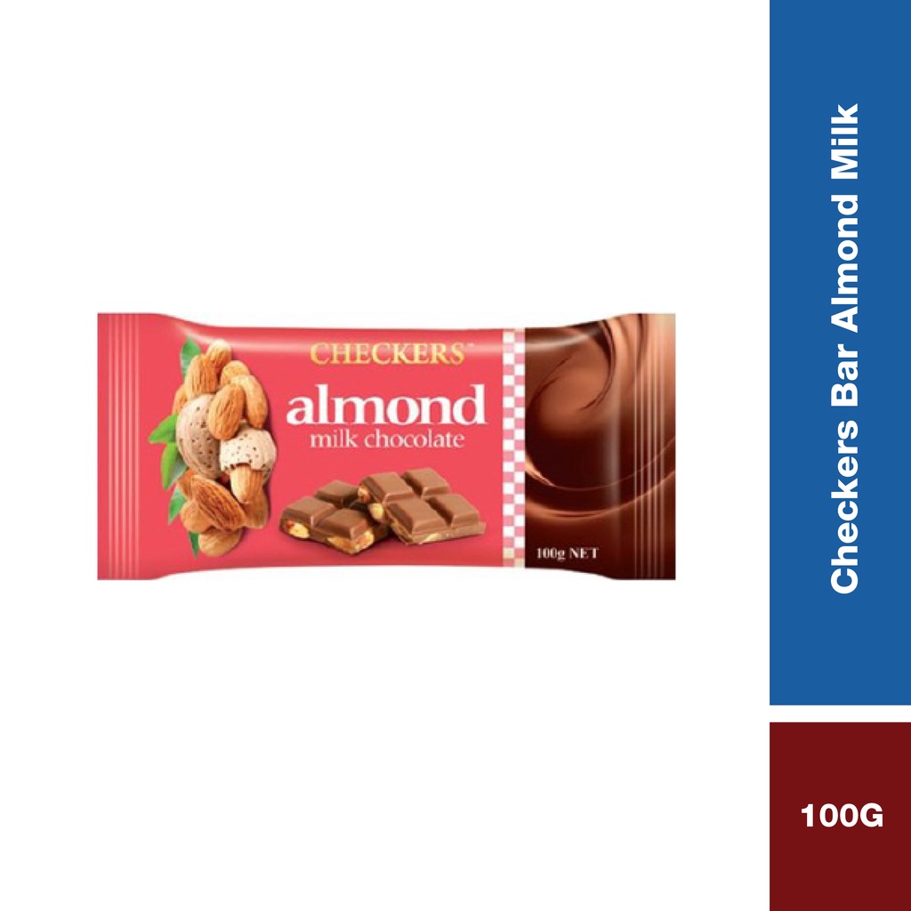 Checkers Bar Almond Milk (100g) | Shopee Malaysia