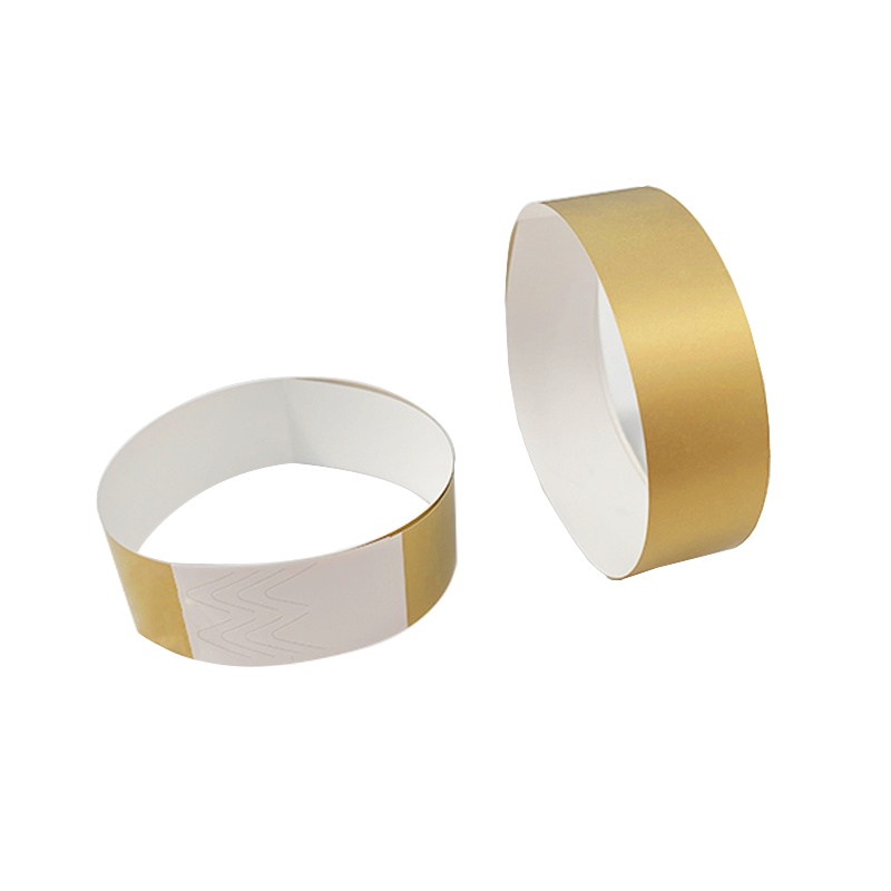 100pcs/set color gold bracelet Waterproof Disposable Events Wristbands ...