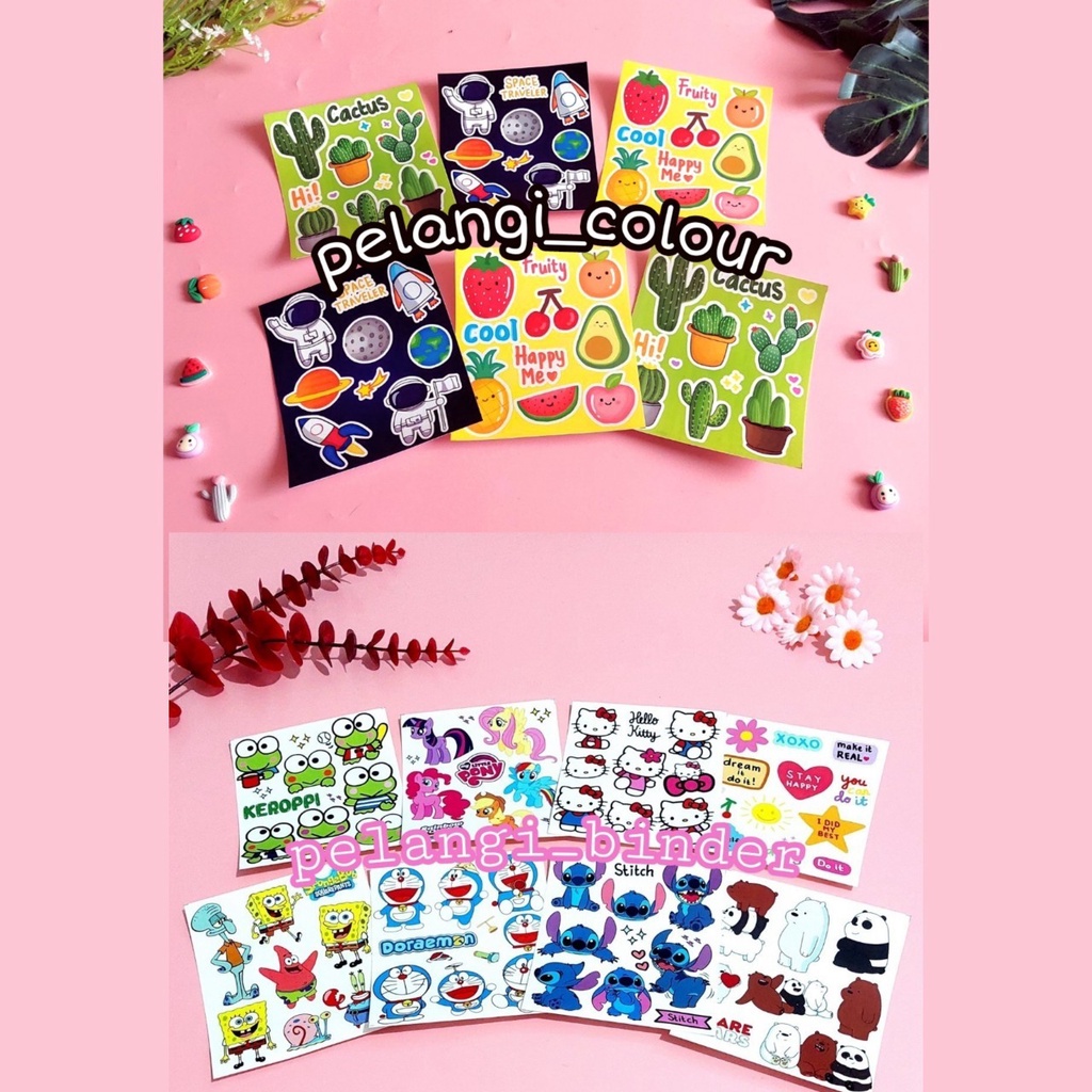 Hello Kitty Character Stickers/Kropi Stickers/Stitch | Shopee Malaysia
