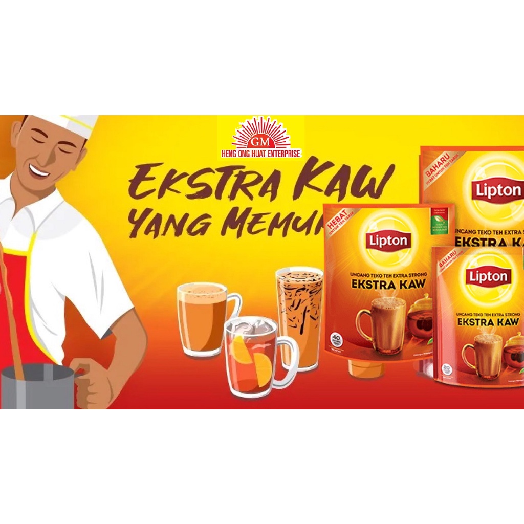 Lipton Tea Extra Kaw 20 Uncang / 40 Uncang / 80 Uncang | Shopee Malaysia