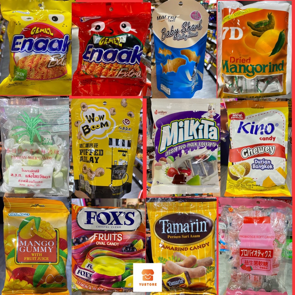 Southeast Asian Candy Vietnam Indonesia Thai Malaysia Biscuits Snacks ...