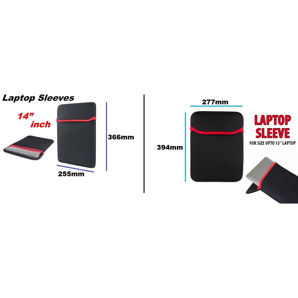 Notebook sleeve For Laptop 14 inch and 15.6 inch size [Pls see the ...