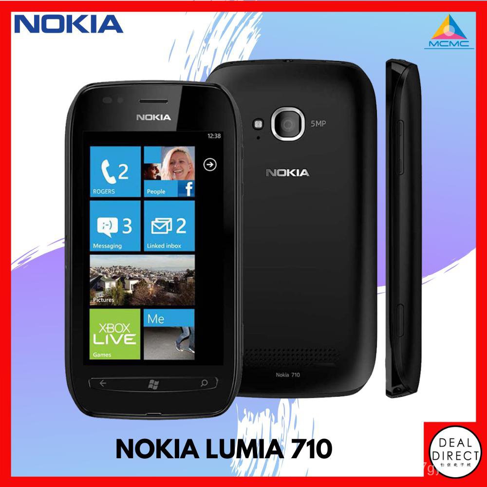 hsfd Original Nokia Lumia 710 Smartphone ( 8 GB + 0.5 GB ) Microsoft ...