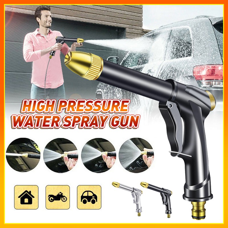 Car High Pressure Water Spray Gun Long Nozzle Sprinkler Cleaning Cars ...