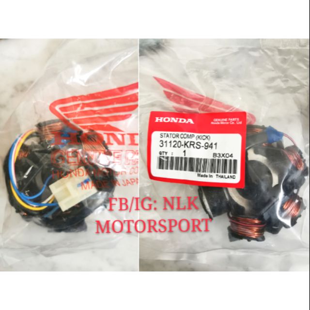 Original Honda Stator complete (kick)Ex5 dream/wave 100 | Shopee Malaysia