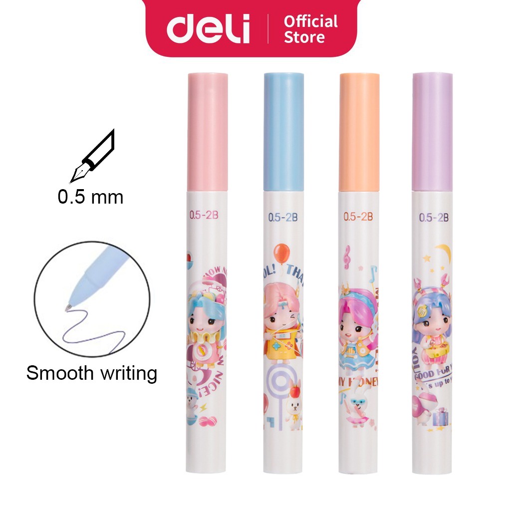 Deli Mechanical Pencil Leads S1373 Yami Series Refill 2B 0.5mm Leads ...
