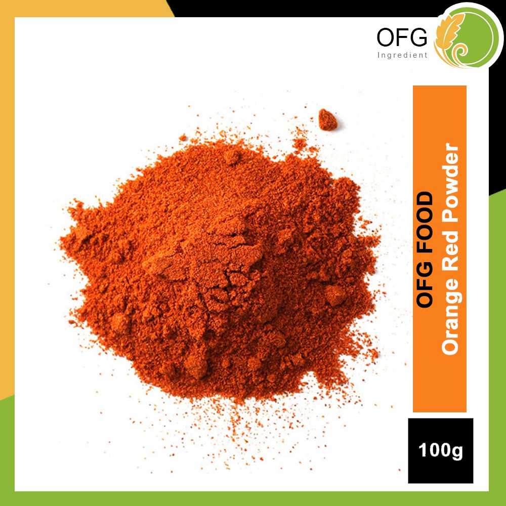Orange Red Color Powder 100g 叉烧粉 Food Grade Food Coloring 红叉烧粉 | Shopee ...