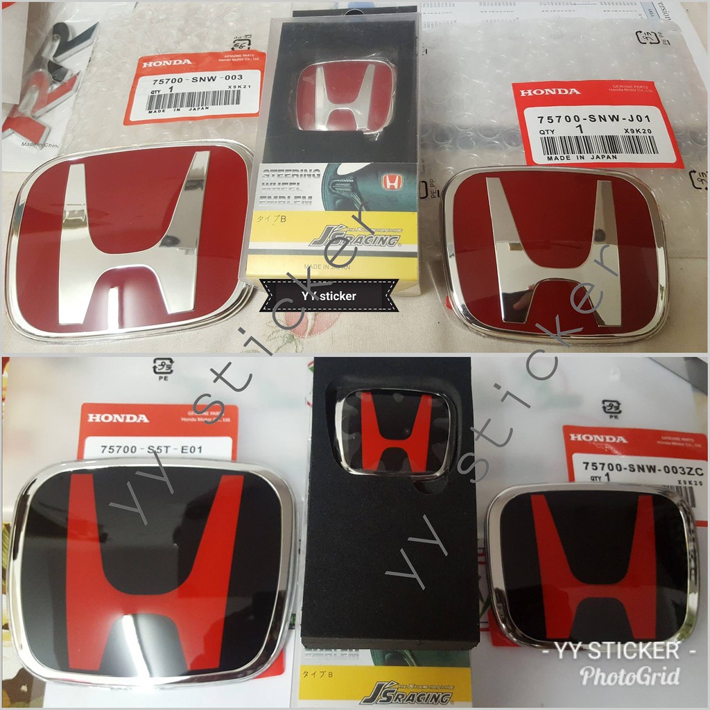 Logo Honda Logo Honda Steering Stream Rn1, Rn3 Rn5 Rn6 RSZ Logo Honda ...