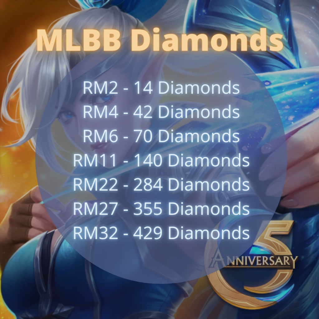 MLBB Diamond Topup/Recharge | Shopee Malaysia