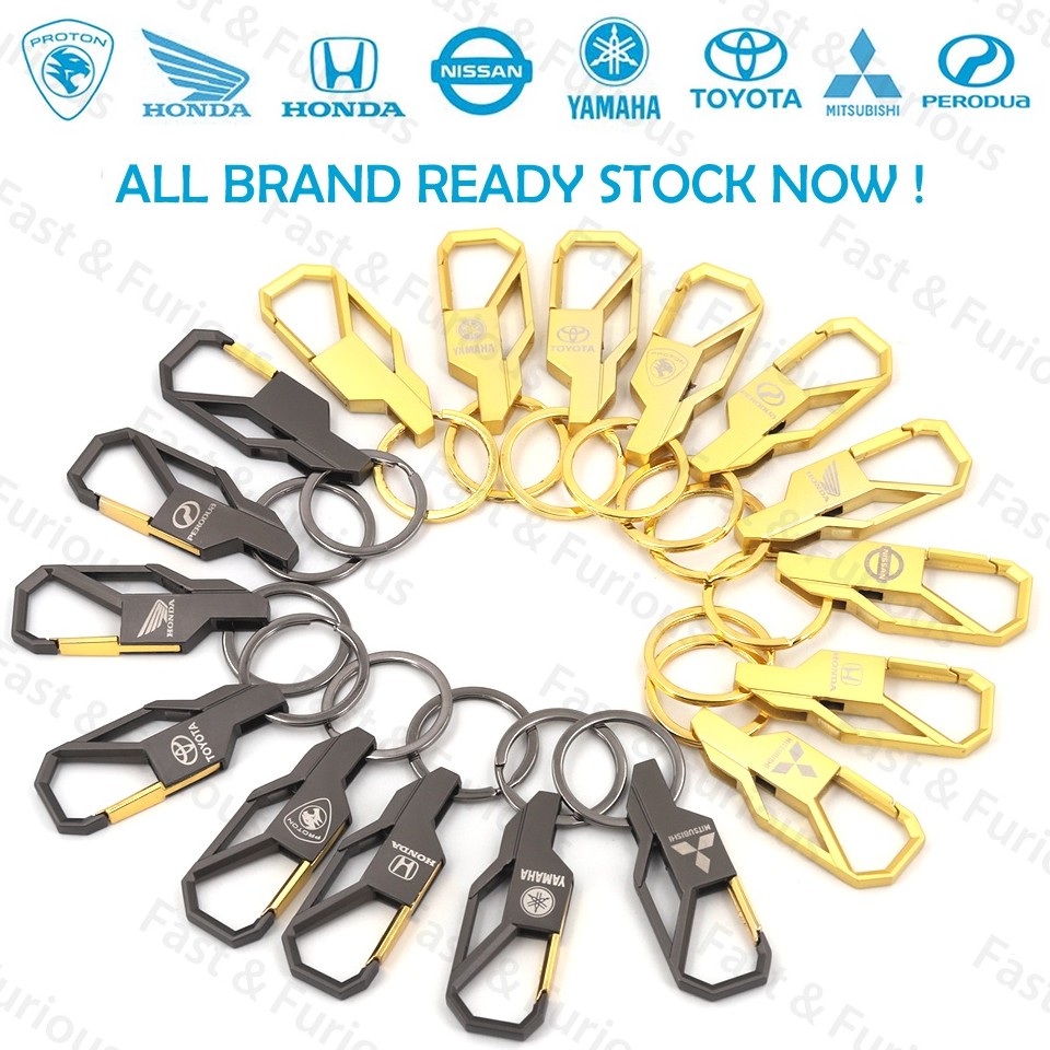 Car Logo Custom keychain Car Keychain Creative Alloy Metal Keyring ...