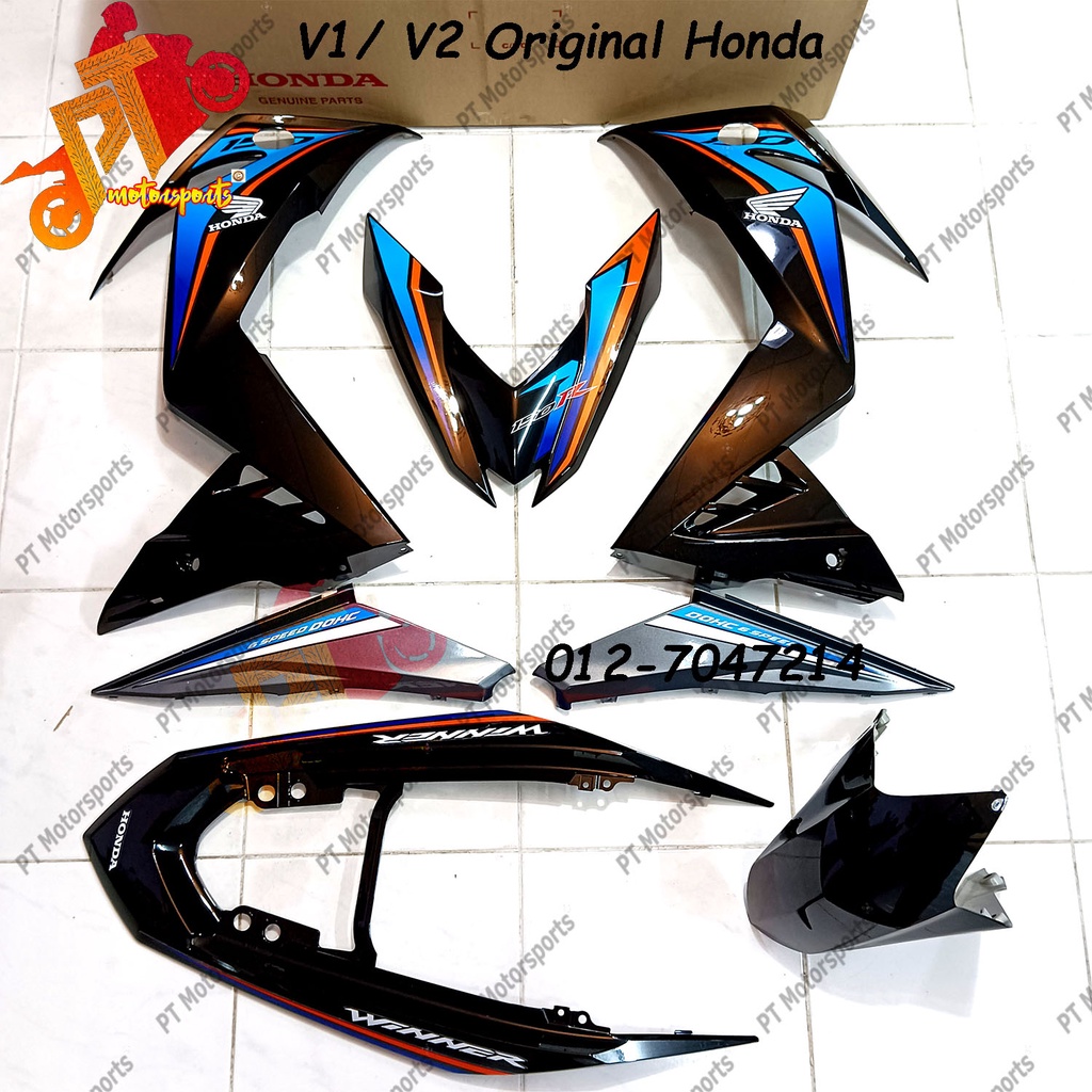 Honda RS 150 Rs150R Cover Set Black Winner 18 Black OEM /Honda Original ...