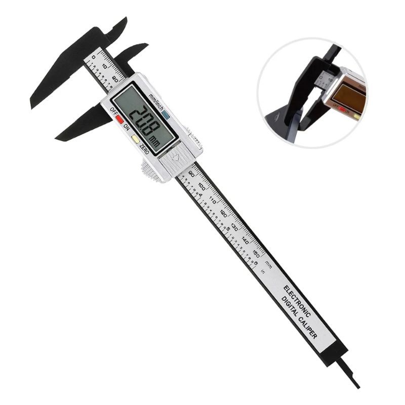 150mm LCD Caliper Digital Vernier 6Inch Electronic Vernier Caliper ...