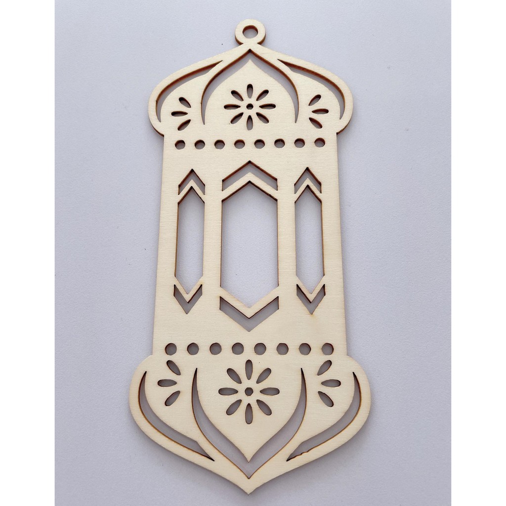buy 1 free 1 【 HIASAN RUMAH 】GANTUNG KRAF KAYU AIDILFITRI MOTIF ISLAMIK ...