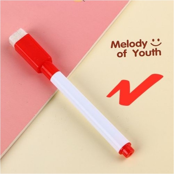 🇲🇾 Ready Stock White Board Marker Pen with Eraser Non Magnetic Mini ...