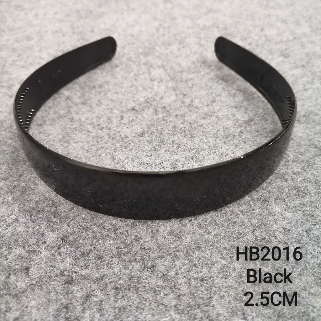 Hairband Plastic Black Headband White Hair Band Cekak Rambut Hitam ...