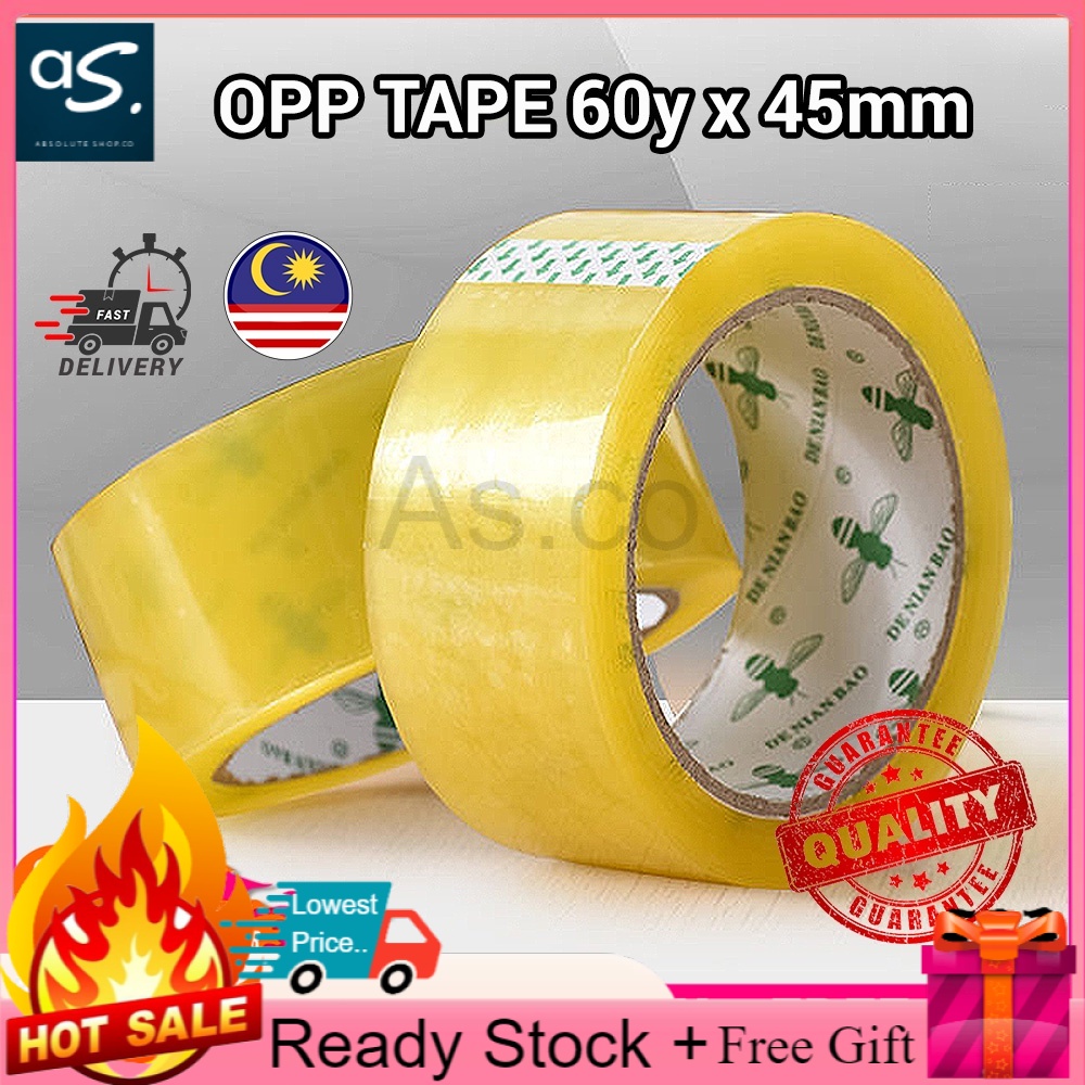 Tape Power Murah Extra Thick Transparent Tape 45mm x 60yard Tape Cutter ...