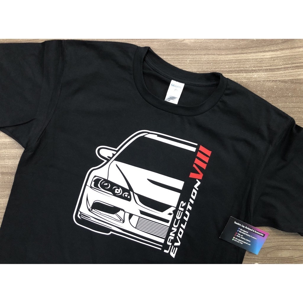 Mitsubishi Lancer Evo 8 VIII Limited *FRONT (Black Tshirt) | Shopee ...
