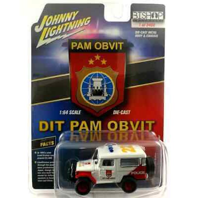 Toyota Land Cruiser 1980 Dit Pam Obvit scale 1-64 by Johnny Lightning ...
