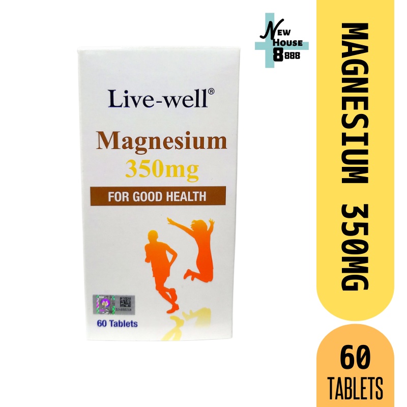 Live-Well Magnesium 350MG 60 Tablets | Shopee Malaysia