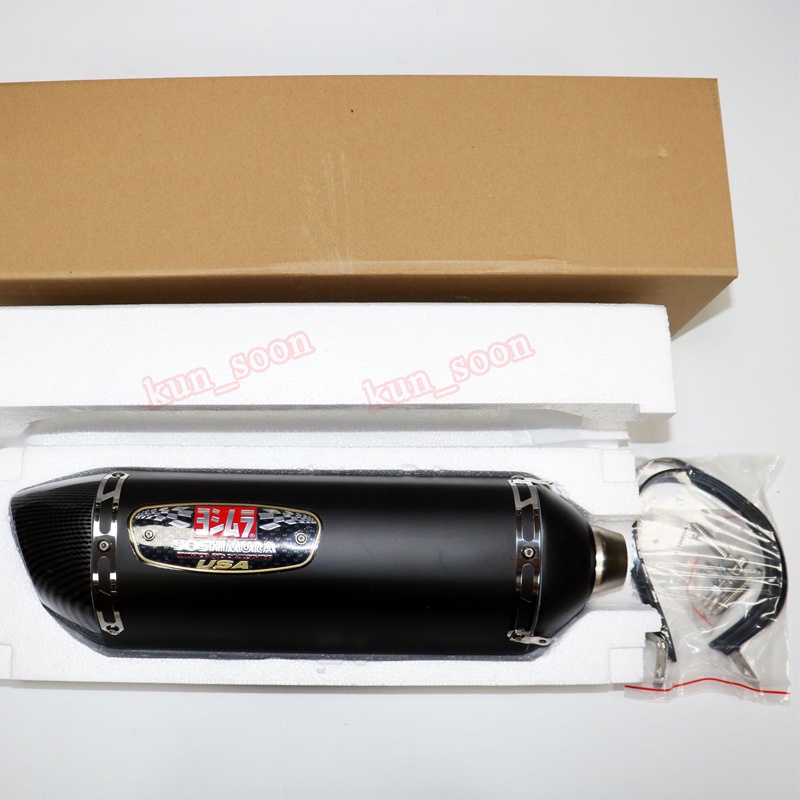 51mm Inlet Universal Moto Exhaust Muffler Pipe Yoshimura R77 Exhaust Pipe With DB Killer ...