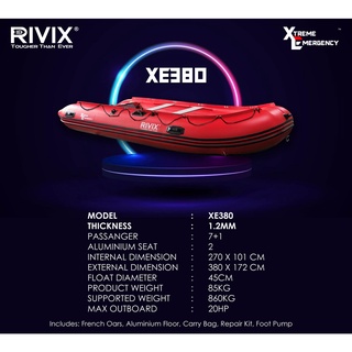 Malaysia Ready Stock RIVIX Fishing Inflatable Boat IB XE series Xtreme ...
