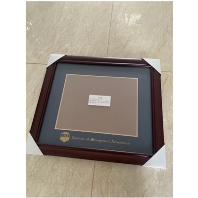 PREMO Custom Make Convocation Frame with Logo Printing on Mount-Special ...