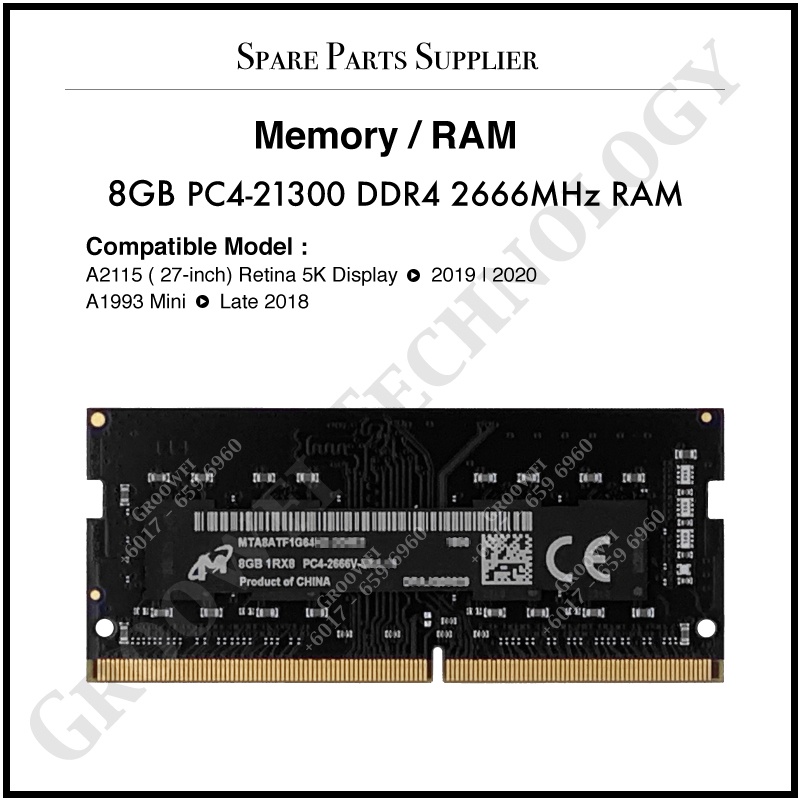 8gb 16gb 32gb 21300 Ddr4 2666 2667 Mhz Memory Ram Upgrade For A2115