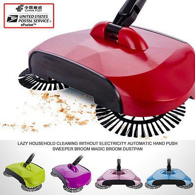 💥MURAH💥3in1 Automatic Smart Hand Push Magic Broom Sweeper Mop Penyapu ...