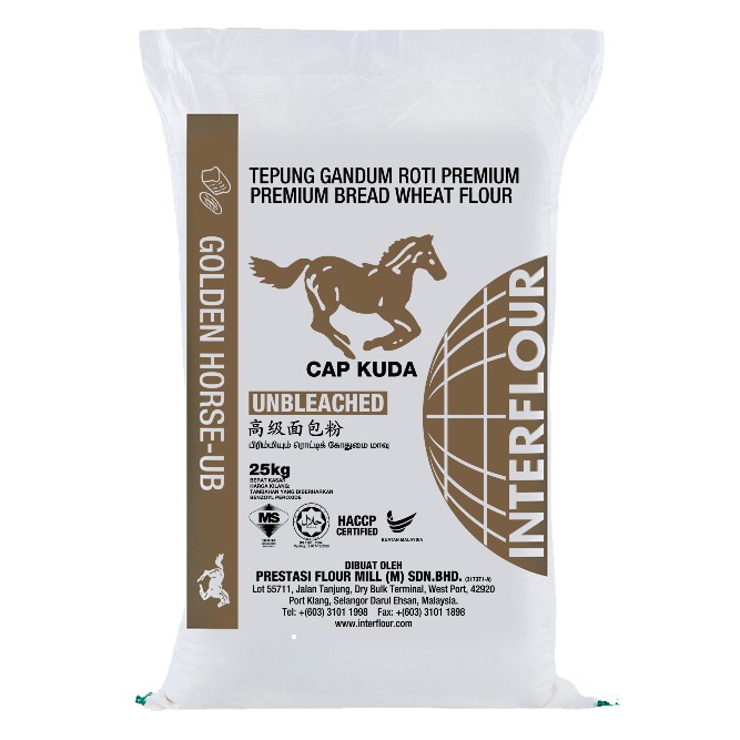 Golden Horse Premium Bread Flour High Protein Flour/ Cap Kuda Tepung ...