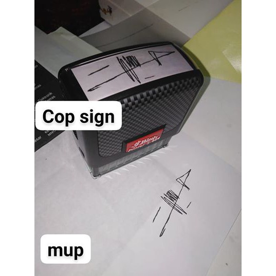 COP TANDATANGAN/ COP SIGN SELF INKING | Shopee Malaysia
