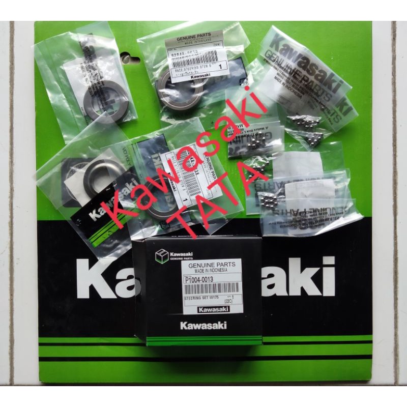 Steering set, comp Steering wheel W175, W175 TR. Original Kawasaki ...