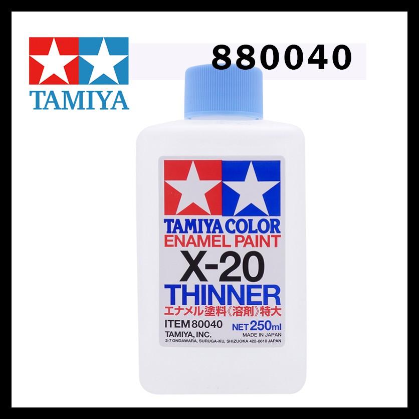 Tamiya X20 Enamel Thinner 40ML /250ML enamel thinner (use for panel ...