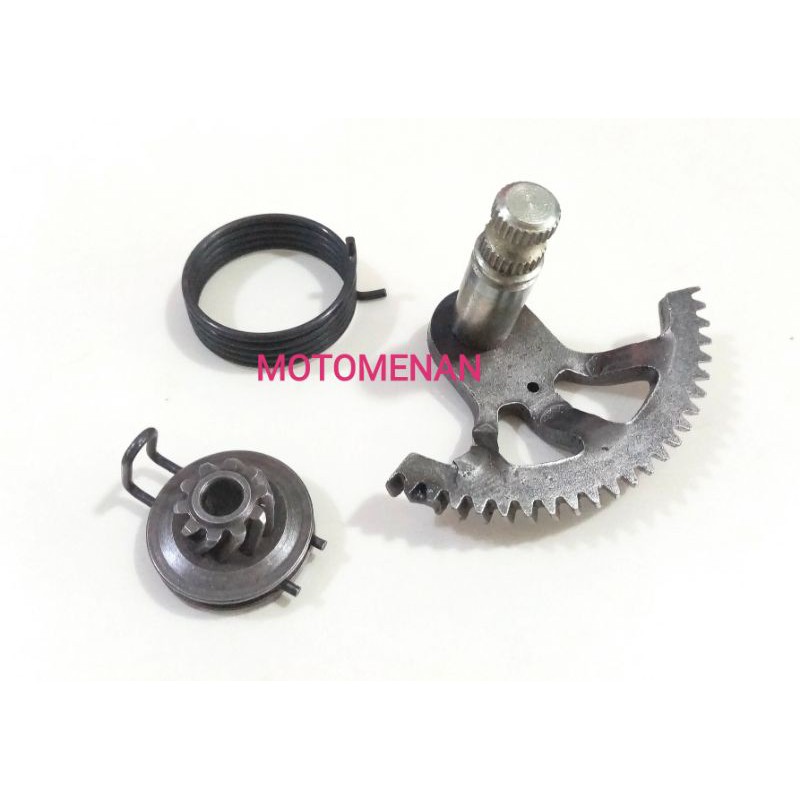 Mini Motocross Dirt Bike Scrambler 50cc kick start gear | Shopee Malaysia
