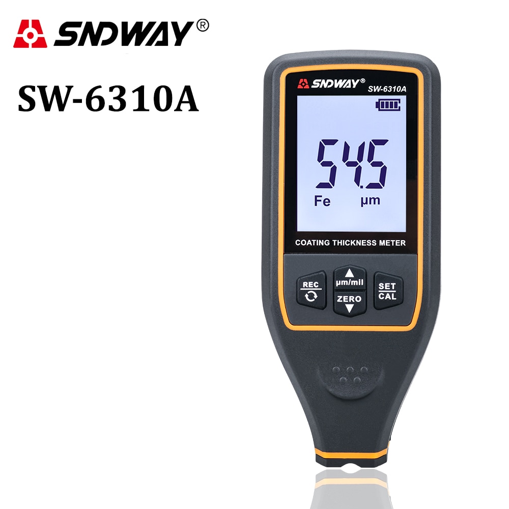 Digital Paint Coating Thickness Gauge Car Detector Refinishing Paint ...