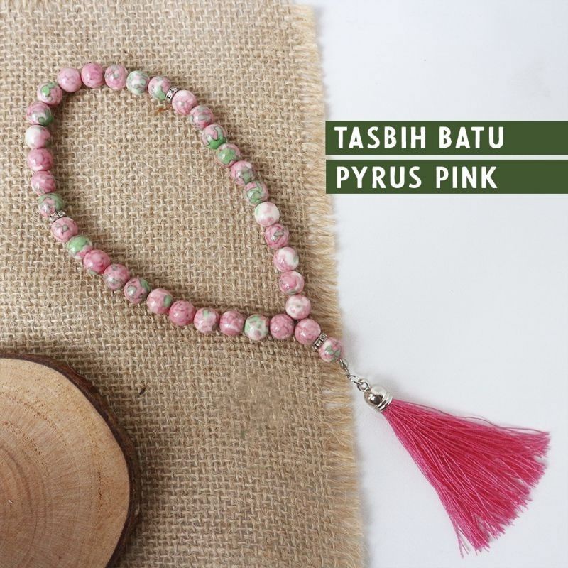 Pink PYRUS STONE TASBIH 33 GRAINS 8 MM | Shopee Malaysia
