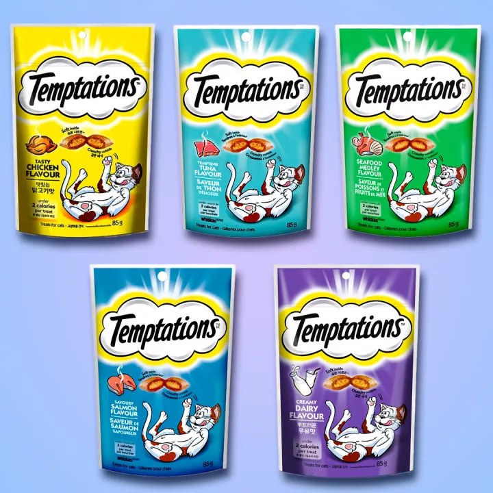 Temptations Cat Treats Assorted Flavours 85g Kucing | Shopee Malaysia