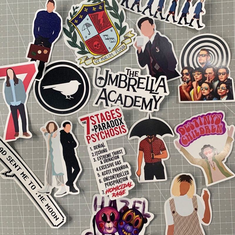 The Umbrella Academy Sticker Pack | Shopee Malaysia