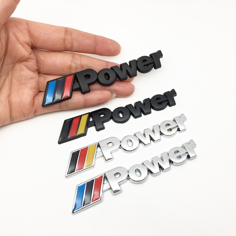 Car styling 1pcs M Power Performance logo Sticker Decal Car Decal For ...