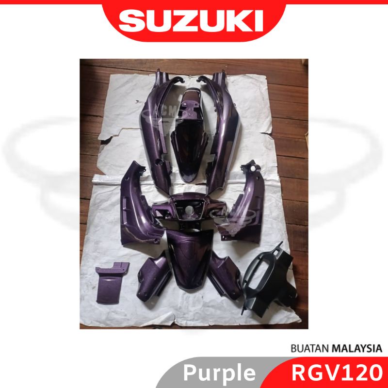 Suzuki RGV RGV120 Cover Sets Complete Sets Mseki Hitam Biru Merah ...