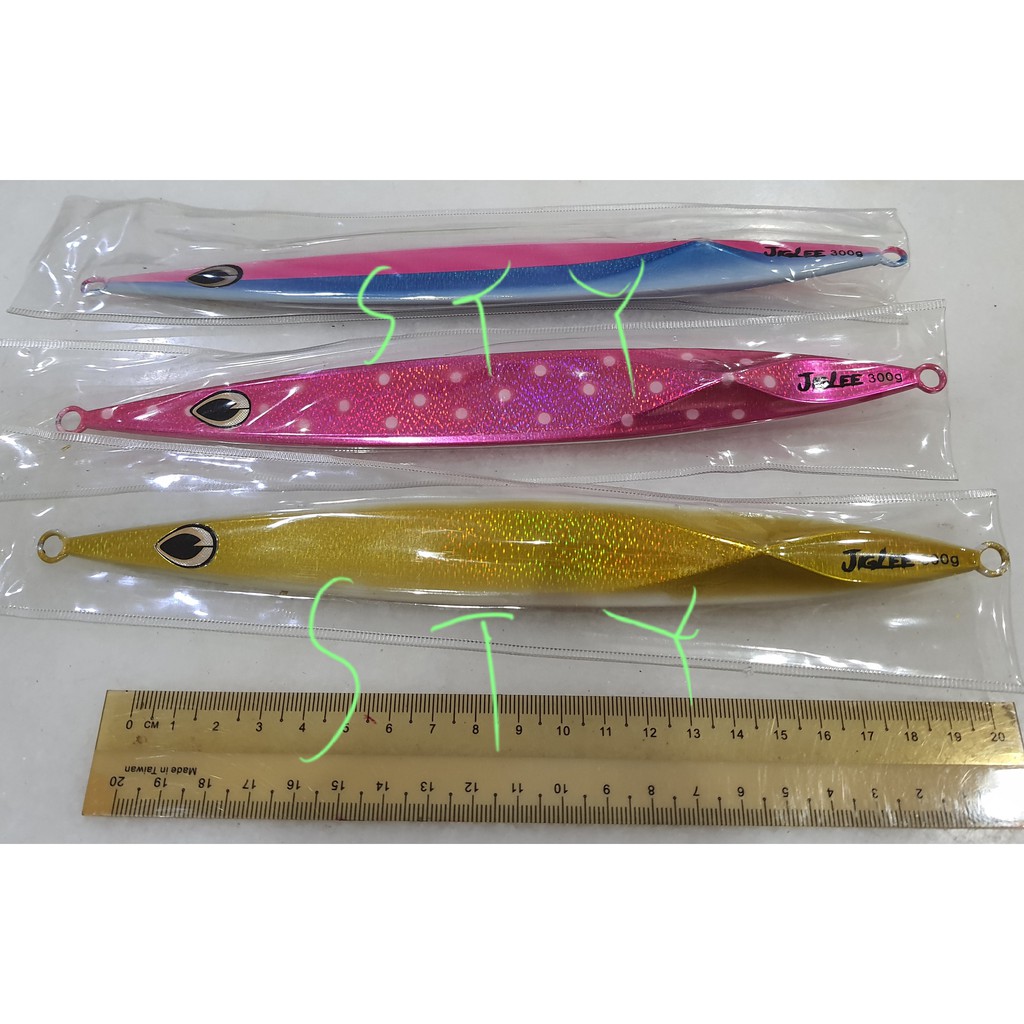 300g 300 Grams 200g Fast jig / Slow jig / Metal Jigging / Micro Jig ...