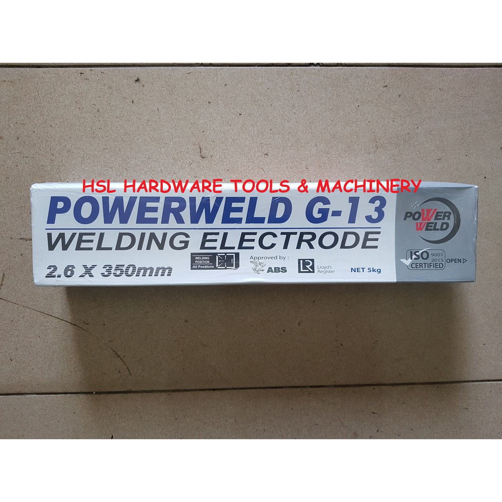 POWERWELD G-13 6013 WELDING ROD 5KG | Shopee Malaysia