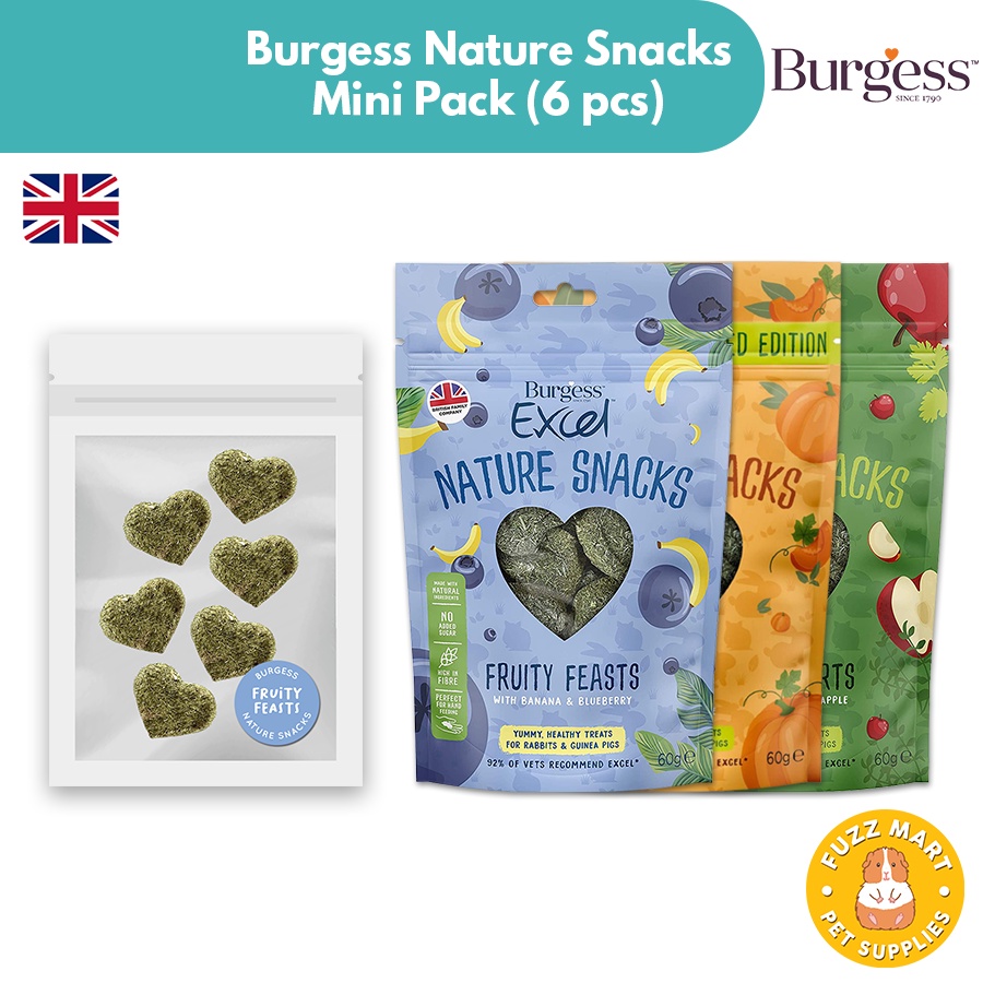 Burgess Excel Nature Snacks - Treats Mini Pack (7 pcs) | Shopee Malaysia