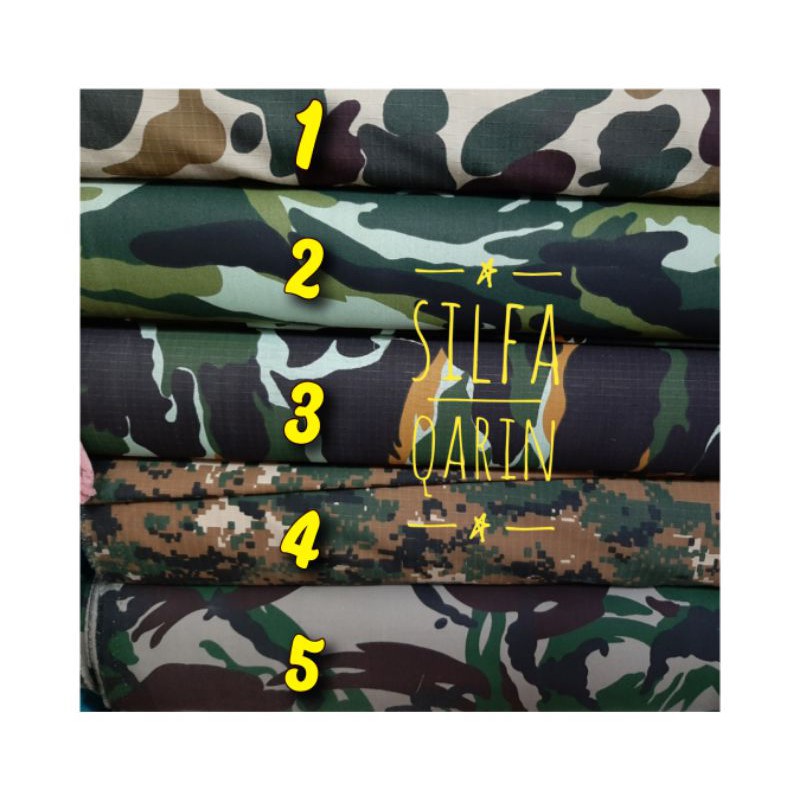 Army LORENG FABRIC (TNI) _ TNI AD/AU/AL LORENG MATERIAL (Price Per 0.5 ...