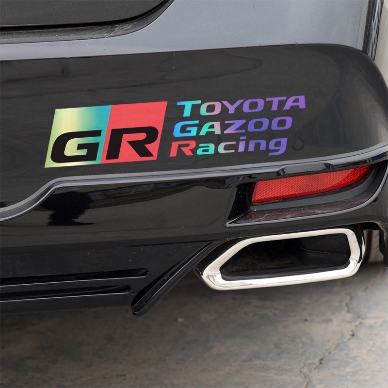 STICKER GR GAZOO / CAR STICKER / STICKER KERETA / STICKER GAZOO ...