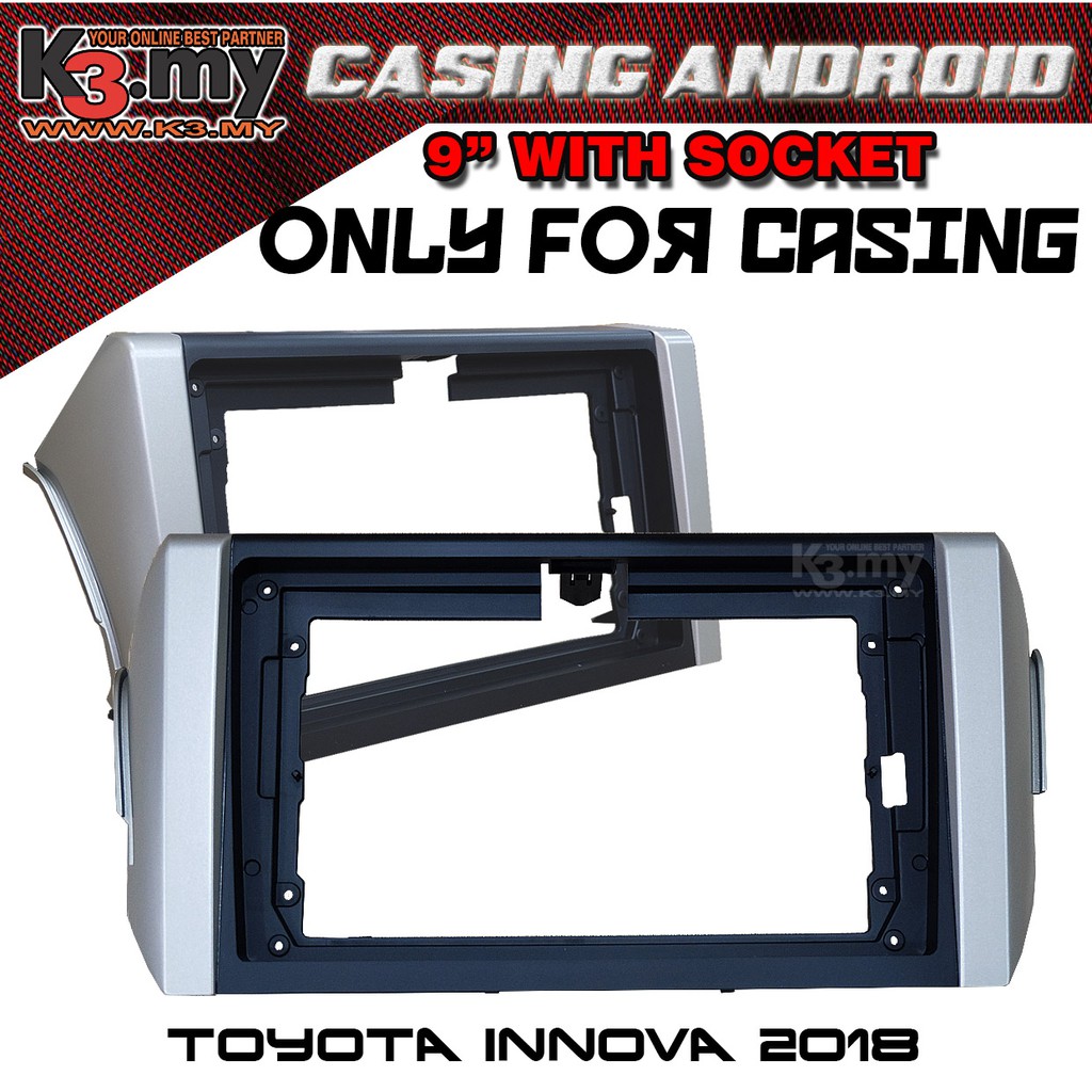 Toyota Innova 2018-2019 9" Android Player Casing With Socket | Shopee ...