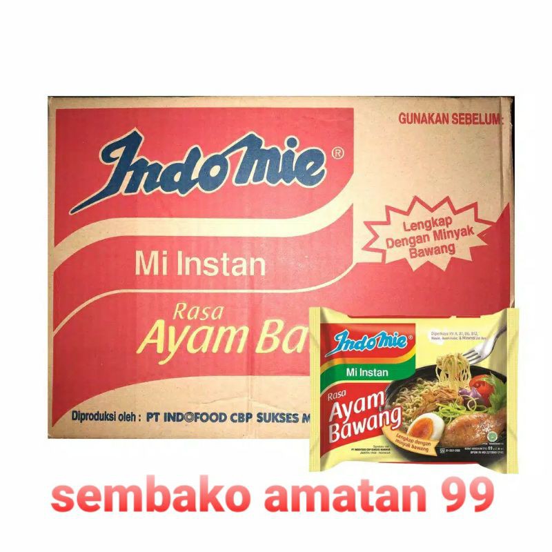 Indomie Chicken Onion Sauce – 1 Box Contains 40 Pcs | Shopee Malaysia